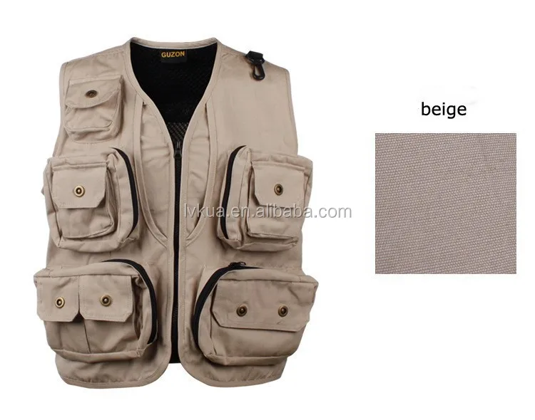 Fashion Sample Men's Vest With Multi-pocket For Outdoor Photography ...