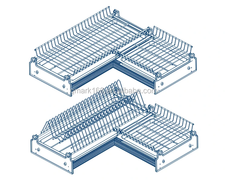 Metal Kitchen Cabinet Dish Drying Rack For Cabinets/cabinet Kitchen ...