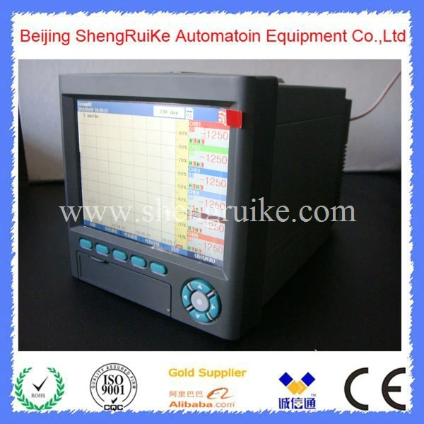 Color Lcd Multi Channel Paperless Data Logger Recorder - Buy Paperless ...