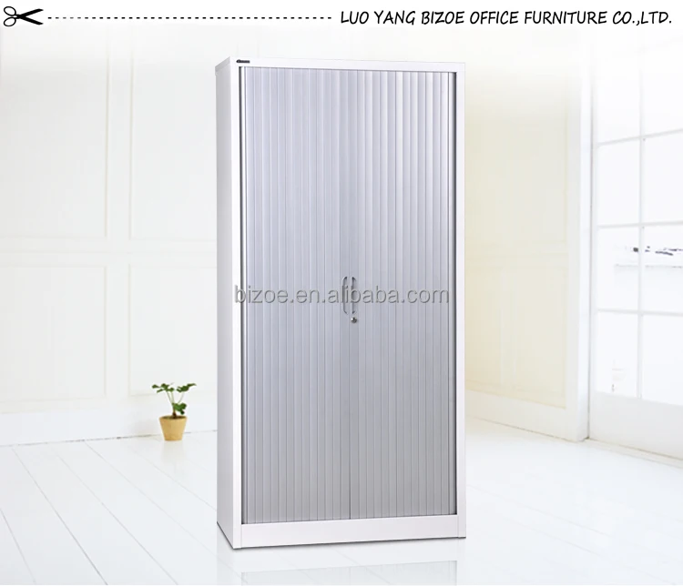Vertical Roller Shutter Cupboard Door Steel Storage Cabinet