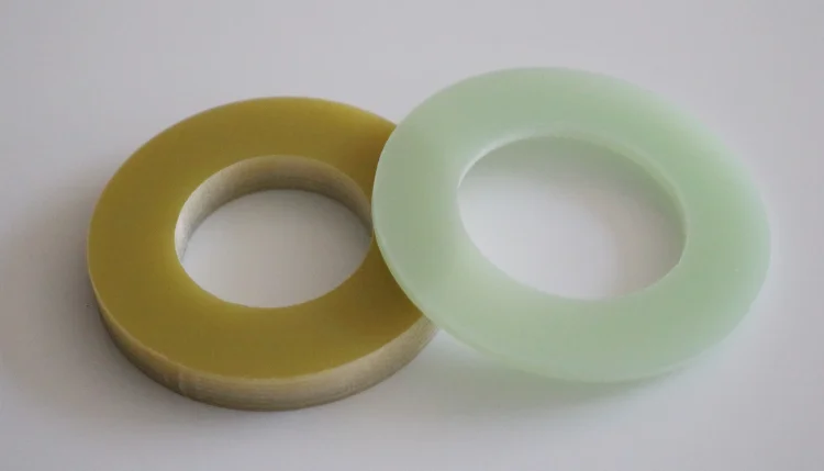 Epoxy Fiberglass G10 Washer Insulation Electrical Flange Fr4 G10 Gaskets