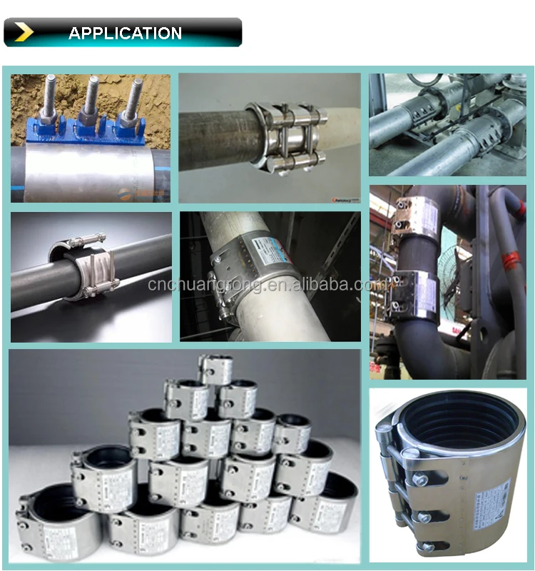 Stainless Steel Water Pipe Repair Clamps - Durable & Versatile
