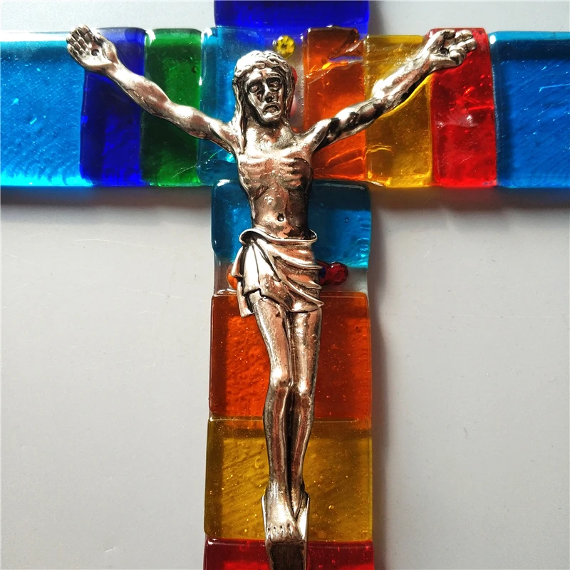 Murano Glass Religious Jesus Crucifix For Decoration - Buy Glass ...
