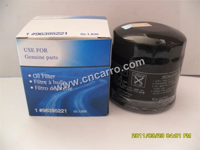 Auto Parts For Chevrolet Oil Filter 96395221 - Buy Auto Parts,Oil ...