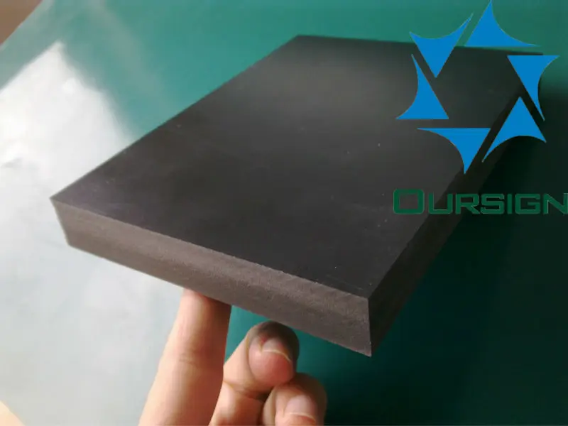 Black PVC Sintra Board for Kitchen/cabinet - Durable & Stylish