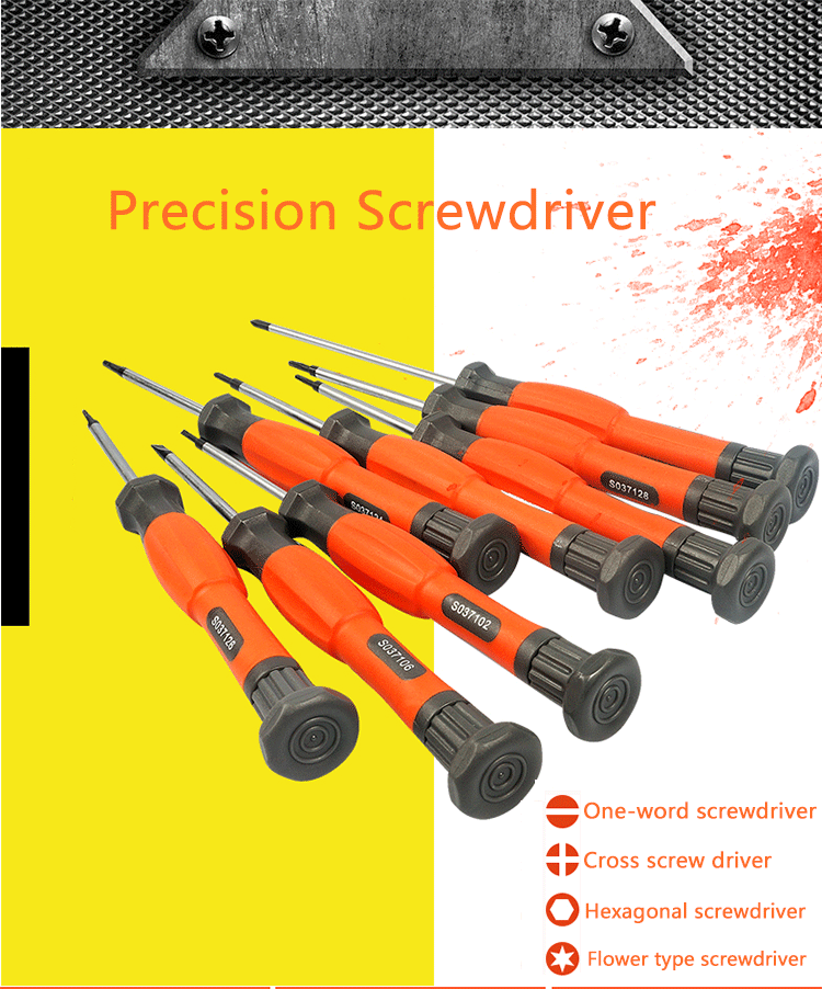 S2 High Quality Steel Double Color Handle One-word Function Phillips ...