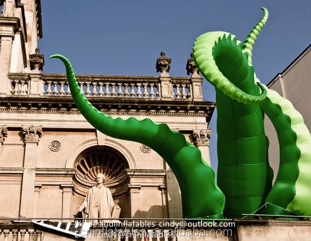 Giant Inflatable Brush Sculptures for Building Decoration