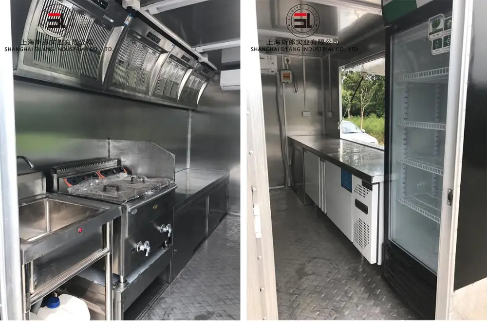 Shanghai Silang Modern Mobile Kitchens/caravan Trailer/catering Food ...