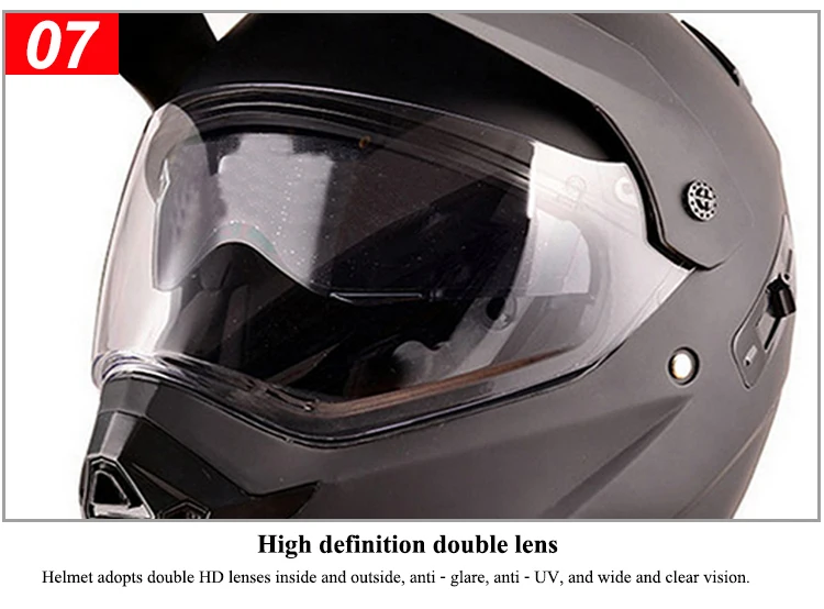 Ece Approved Motocross Safety Motorcycle Helmets Full Face Double ...