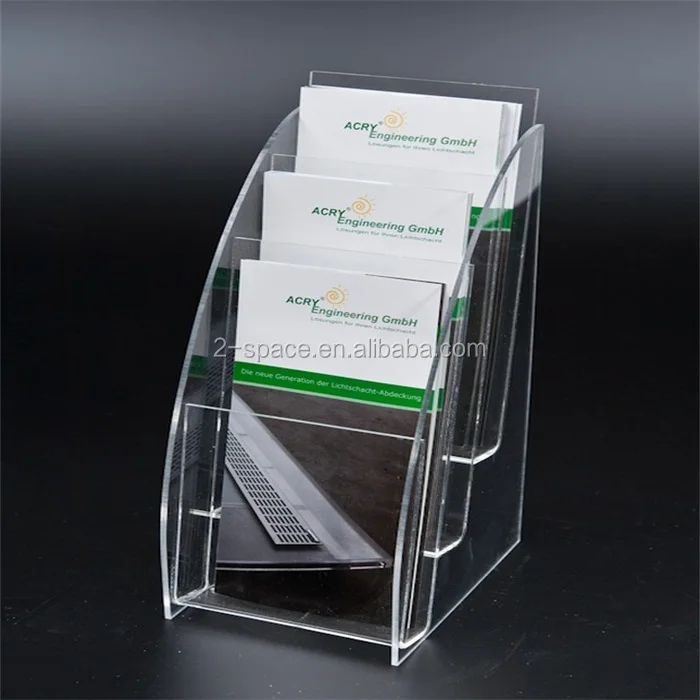 Pop Akrilik Display Stand Pemegang Brosur Pamflet Brosur Untuk Display ...