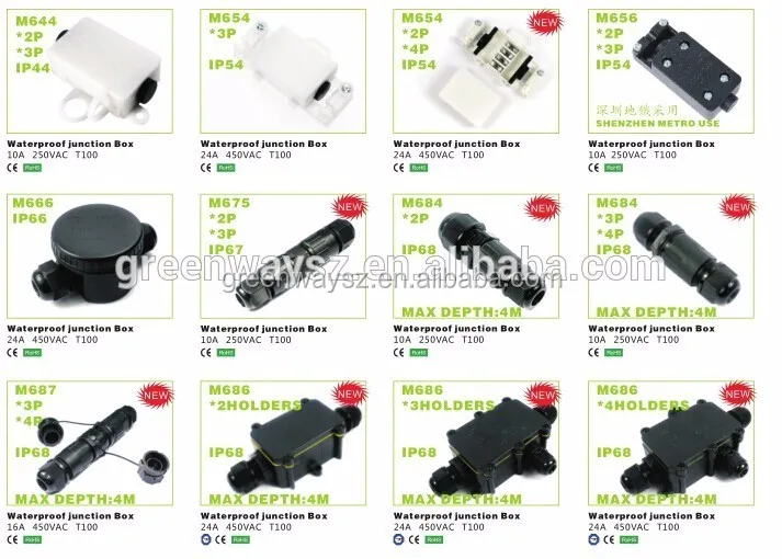 Ip68 Plastic Underground Waterproof Electrical Connect Junction Box For ...