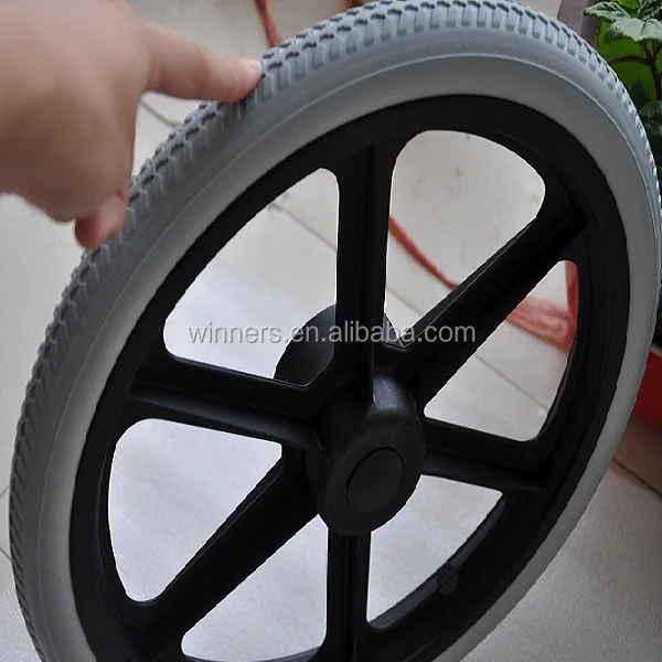 16 Inch Solid Pu Foam Push Golf Cart Wheel - Buy Push Golf Cart Wheels ...