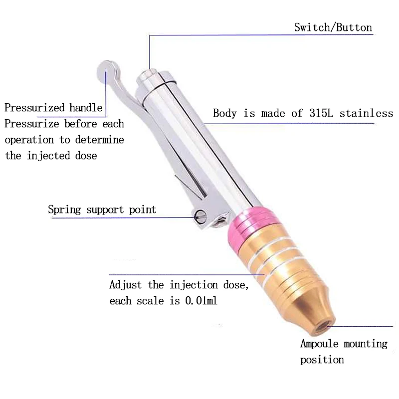 Hyaluronic Acid Injector Lip Enhancement Ha Filler Injection Pen With ...
