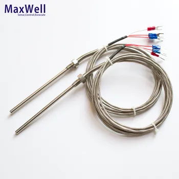 3-wire Rtd Pt100 Thermocouple For 300c 600c - Buy 3-wire Pt100 Rtd ...