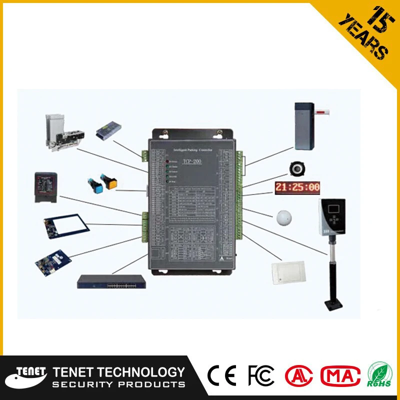 Tcp/ip Smart Car Parking Management System For Parking Lot / Building ...