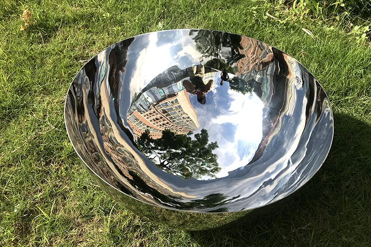Customized Mirror Polished Stainless Steel Hemispherical Metal ...
