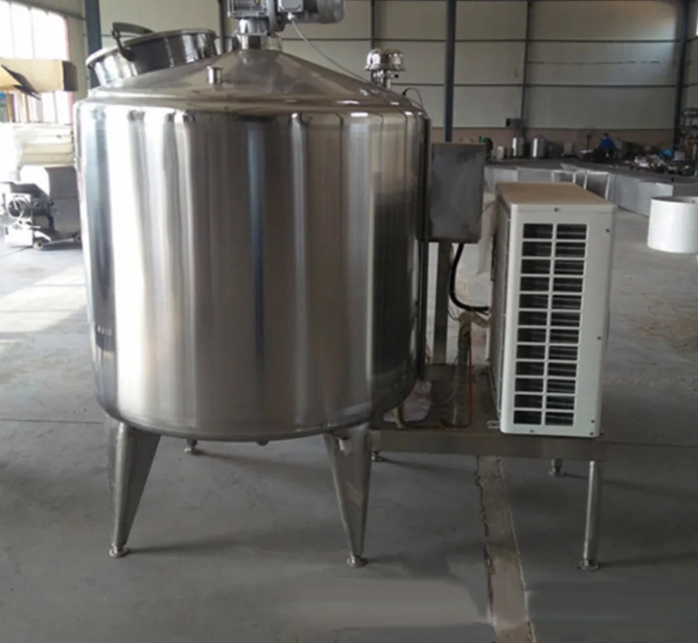 1000 Liter Milk Cooling Tank with Copeland Air Compressor