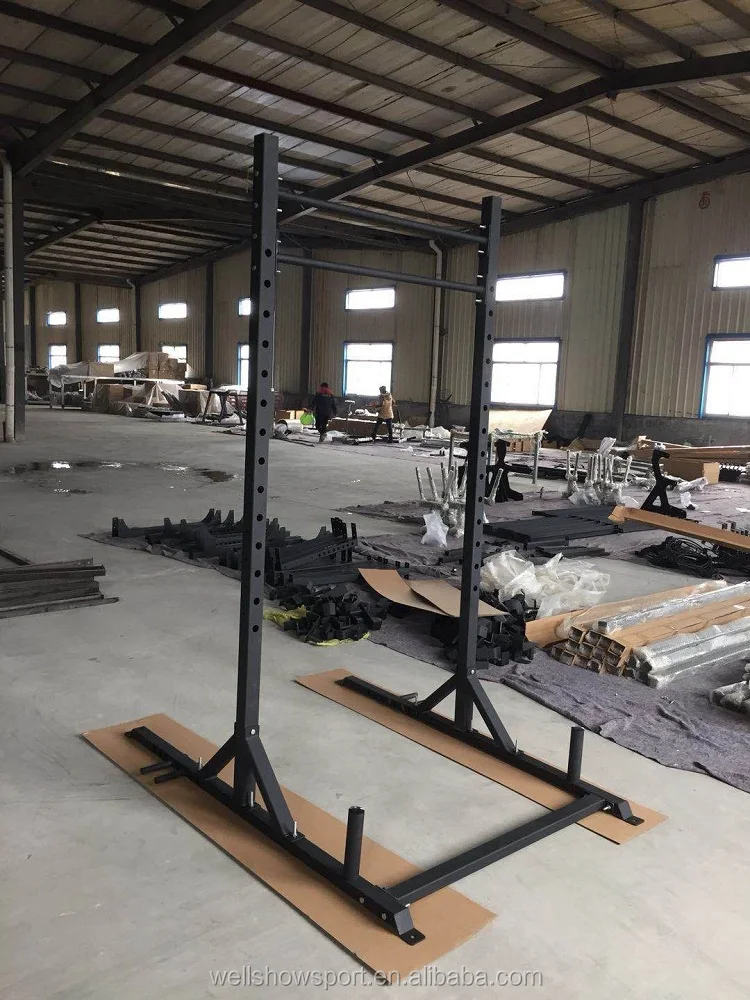 Wellshow Sport Pull Up Bar Dip Stands Station Bar Squat Rack Exercise ...
