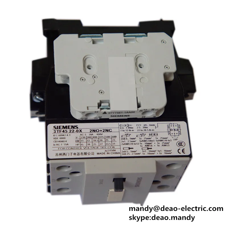 Siemens 3tf Contactors,3tf3411-1xb4,3tf4310-0xb0,3tf4422-0xl2,3tf4522 ...