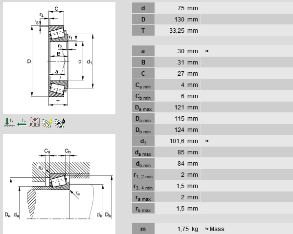 4T-32215U Tapered Roller Bearings - High Precision & Durability