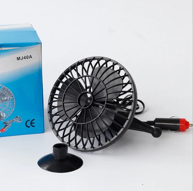 Air Cooling Adjustable Removable Suction Cup 12v Dc Auto Car Fan ...