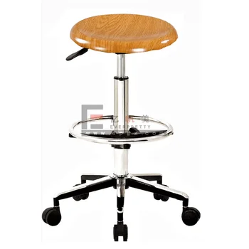 Chemical Wood Lab Adjustable Stool On Wheels Pictures - Buy Adjustable ...