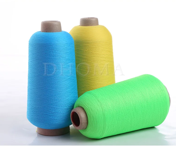 100% Polyester High Stretch Hank Yarn 75d/2 For Weaving Elastic Band - Buy 100% Polyester Yarn ...