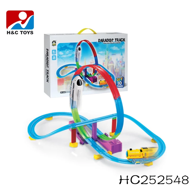 Plastic Train Tracks Toy Game - Fun for Kids Ages 0-24