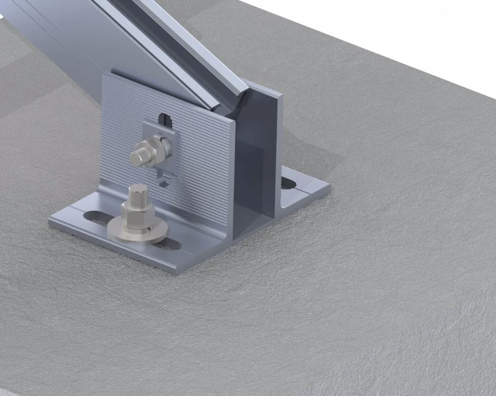 Aluminium Solar Panel Ground Mounted Racks - Durable & Adjustable