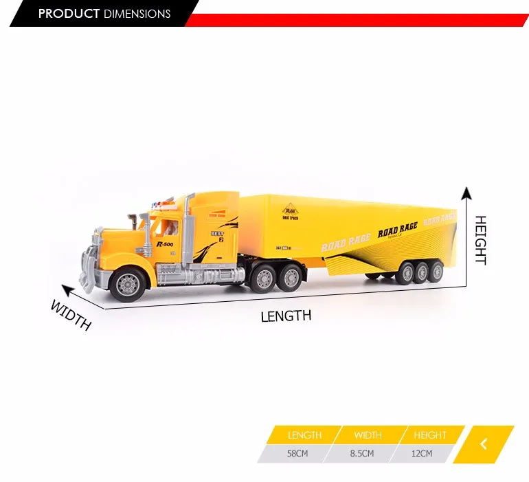 Kids Remote Control Toy App Controlled Model Truck 4ch Rc Container ...