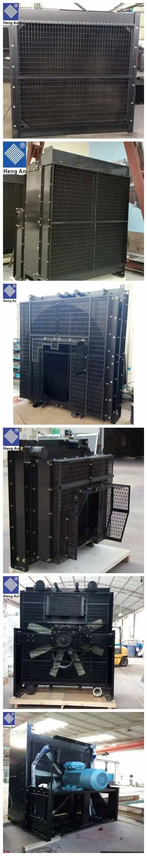 2250kw Aluminum Copper Radiator for MTU Diesel Generator Set