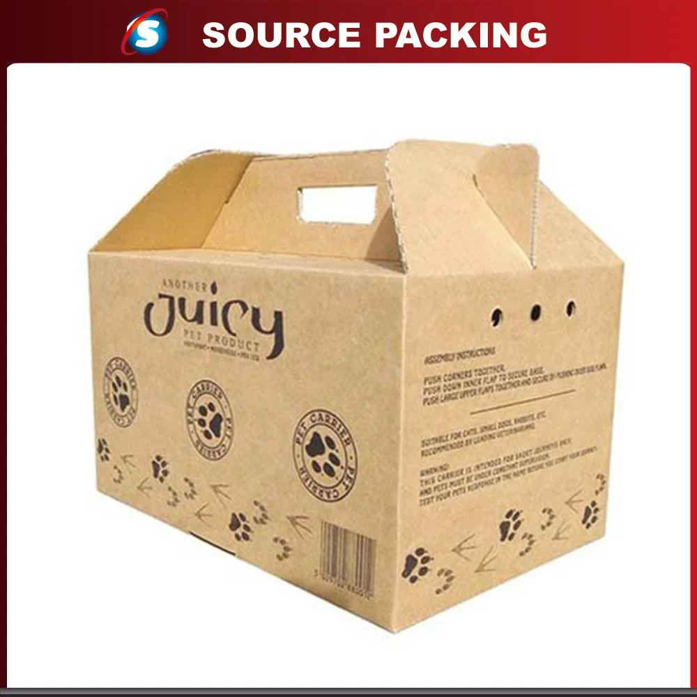 Custom Cat Carrier Cardboard Boxes - Eco-Friendly & Stylish