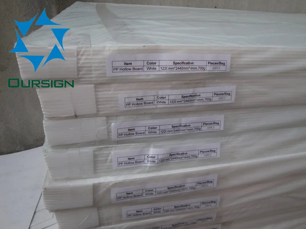 OURSIGN Wholesale Custom Made Shape PP Material Corrugated Plastic Sign ...