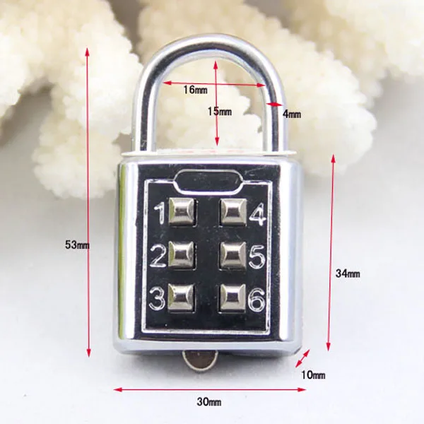 Ch-600 Professional High Security 6 Digit Combination Lock - Buy 6 ...