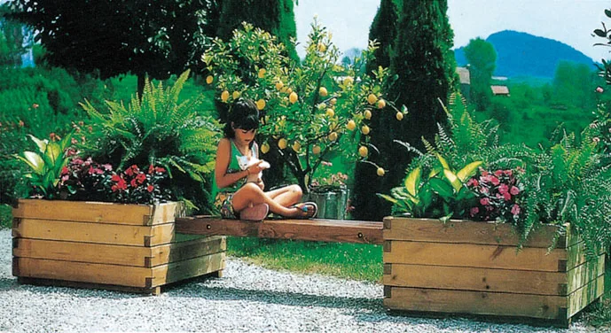 Outdoor WPC Flower Pot Boxes - Stylish & Durable Planters