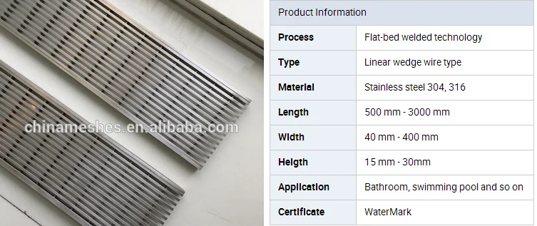 Customised Stainless Steel Overflow Grating For Swimming Pool Drainage - Buy Customised Overflow ...