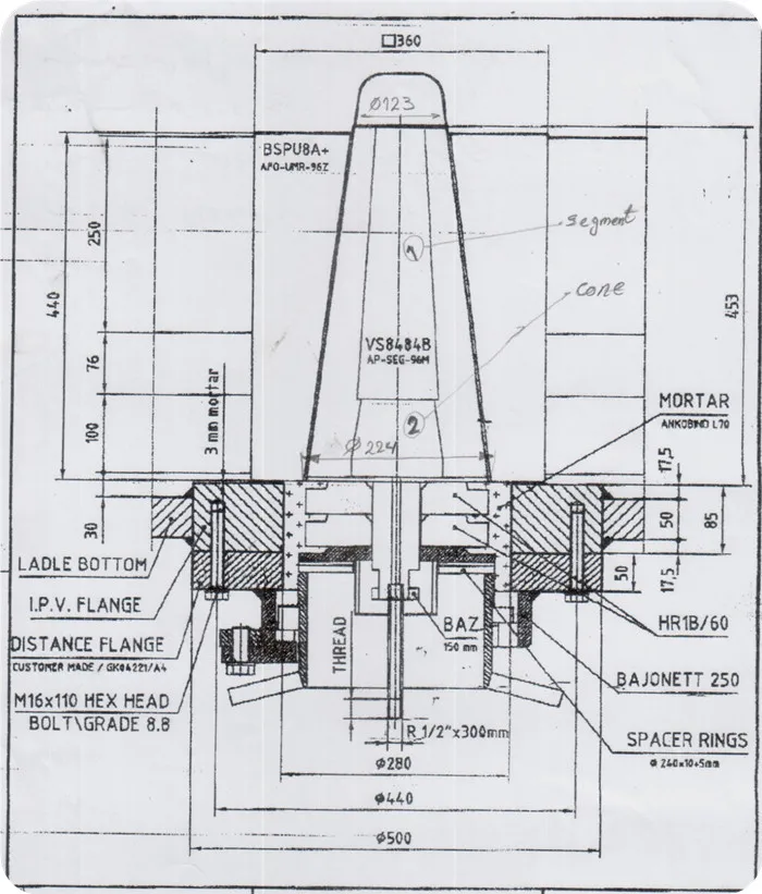 Refractory Purging Plugs For Steel Ladle - Buy Purge Plug And Purge ...