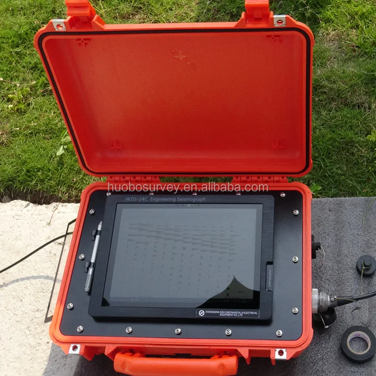 Seismic Vertical Geophone for Surface Wave Tests - 1 Year Warranty