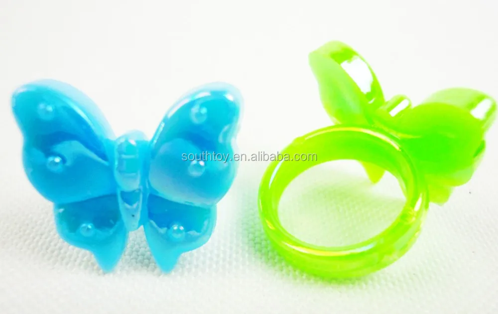 Cheap Children Plastic Finger Rings Toy For Girls Party Favor - Buy ...