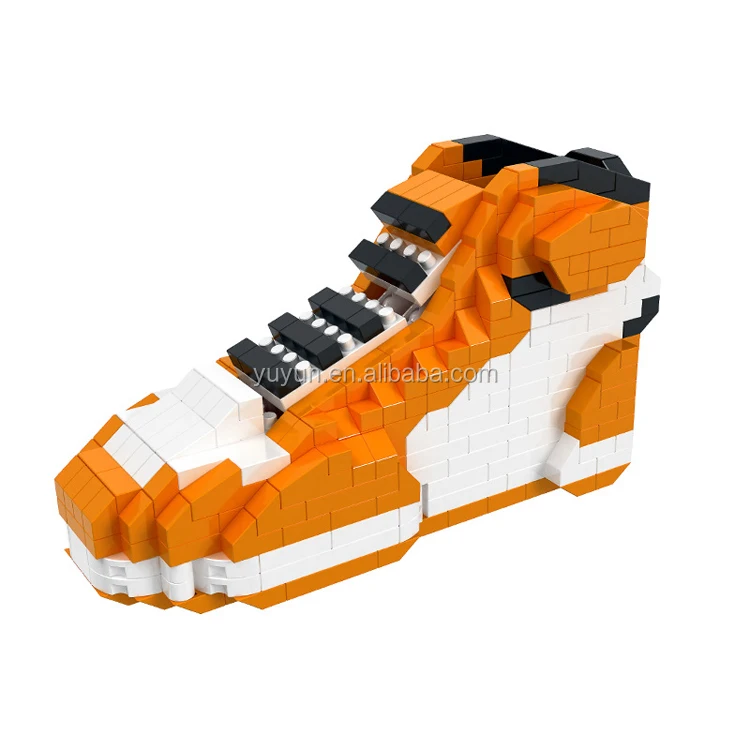 Free Shipping Low Moq Sneaker Head Mini Shoes Nano Building Blocks ...
