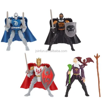 Custom Make Medieval Plastic Knights 4 Inch Action Figure Black Knight ...