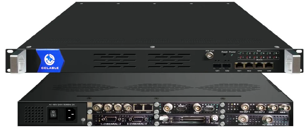 Catv Headend Rf Modulator 16channels Ip Qam Modulator With Multiplexer ...