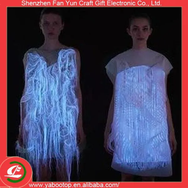 Led Optical Fiber Clothes For Night Club Bar And Party In Stage ...