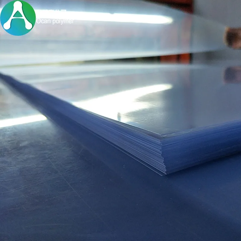 0.5mm Clear Transparent Rigid Plastic Pvc Polymer Sheet For Printing ...
