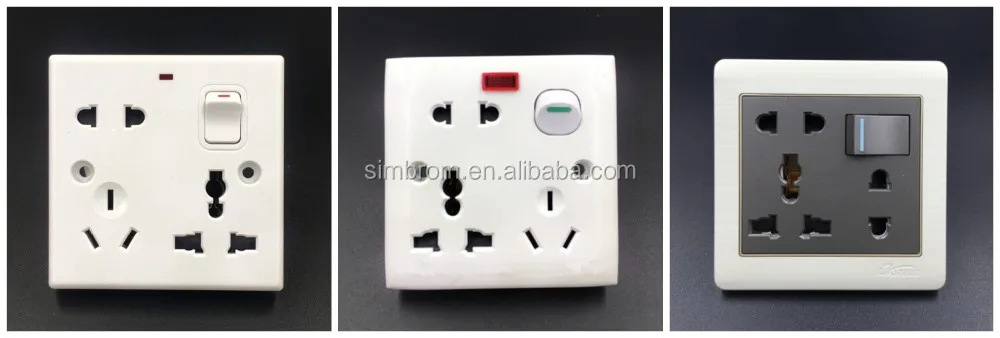 Bangladesh Wall Outlets Smart Electric 2 Pin And 3 Pin Socket Wall ...