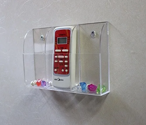 Clear Wall Mounted Acrylic Tv Remote Control Holder For Hotel - Buy ...