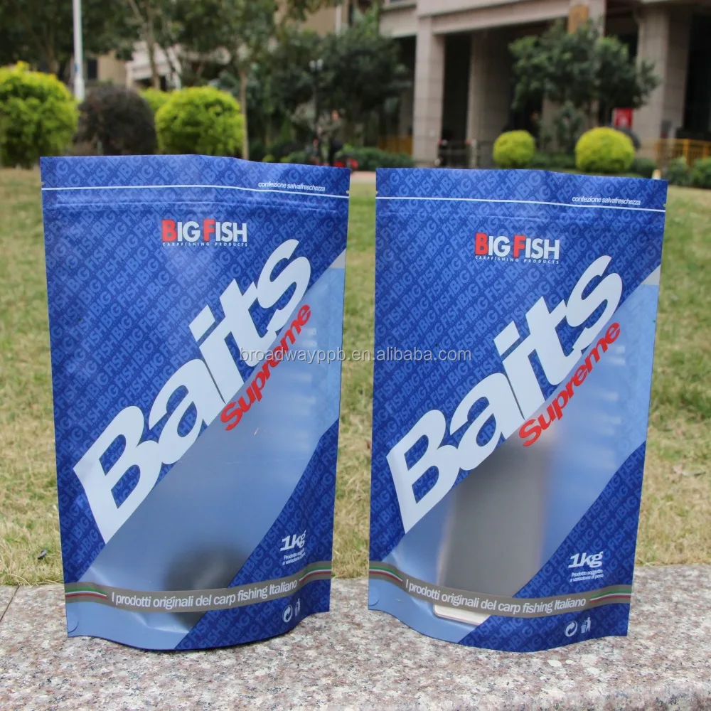 Custom Printed 2kg 3kg 5kg Carp Fishing Boilie Baits Packaging 1kg ...