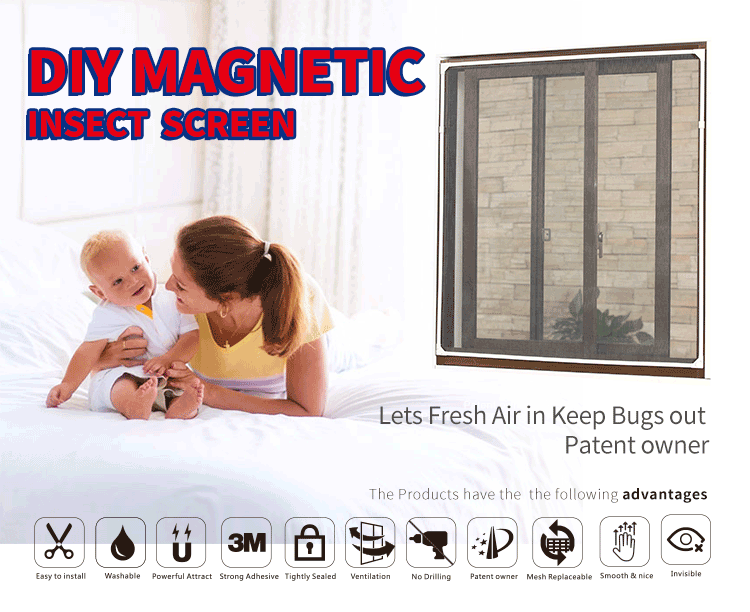 Diy Magnetic Window Mosquito Net With Accessory And Pvc Frame - Buy Pvc ...