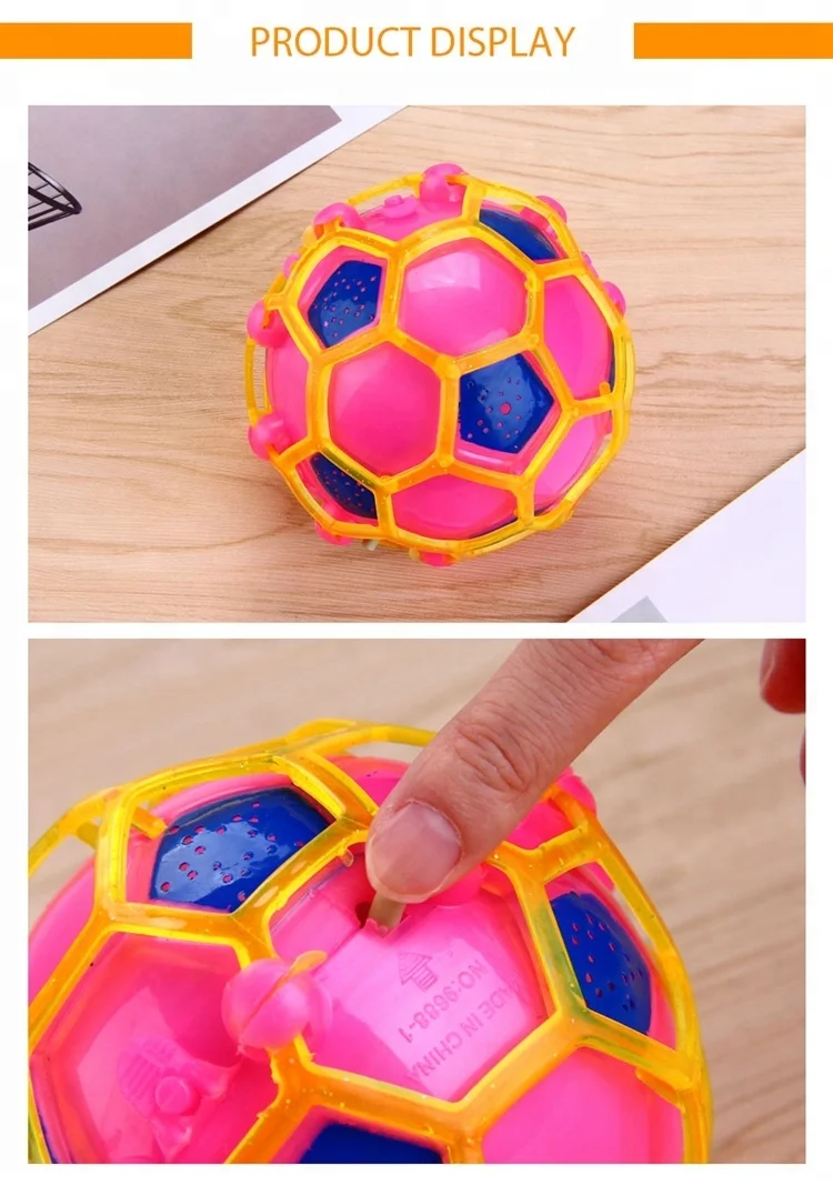 Enjoybay Led Light Jumping Ball Toys Kids Crazy Music Football Bouncing ...