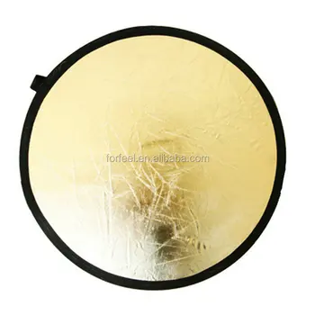 60cm Photography Studio Reflector Gold And Silver Double-sided Soft ...